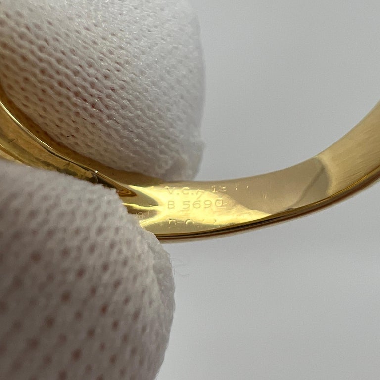 Rare Vintage Van Cleef and Arpels Diamond 18k Yellow Gold Twist Rope ...