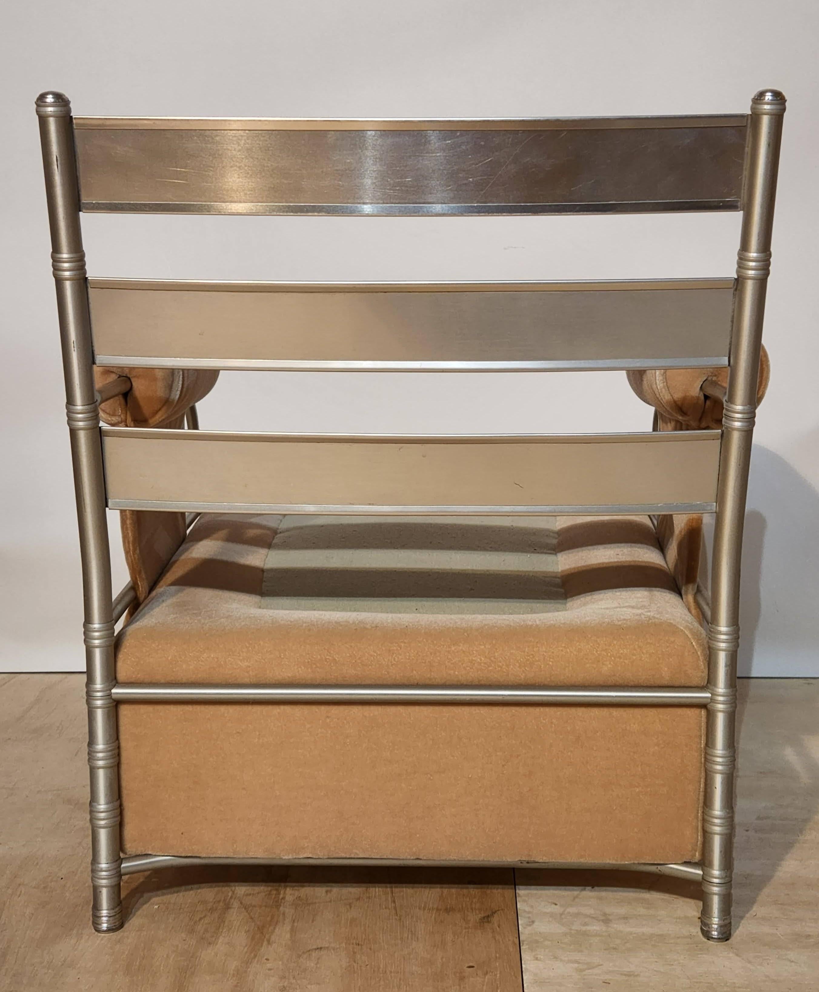 Rare Warren McArthur Arizona Biltmore Era Lounge Chair and Ottoman C ...