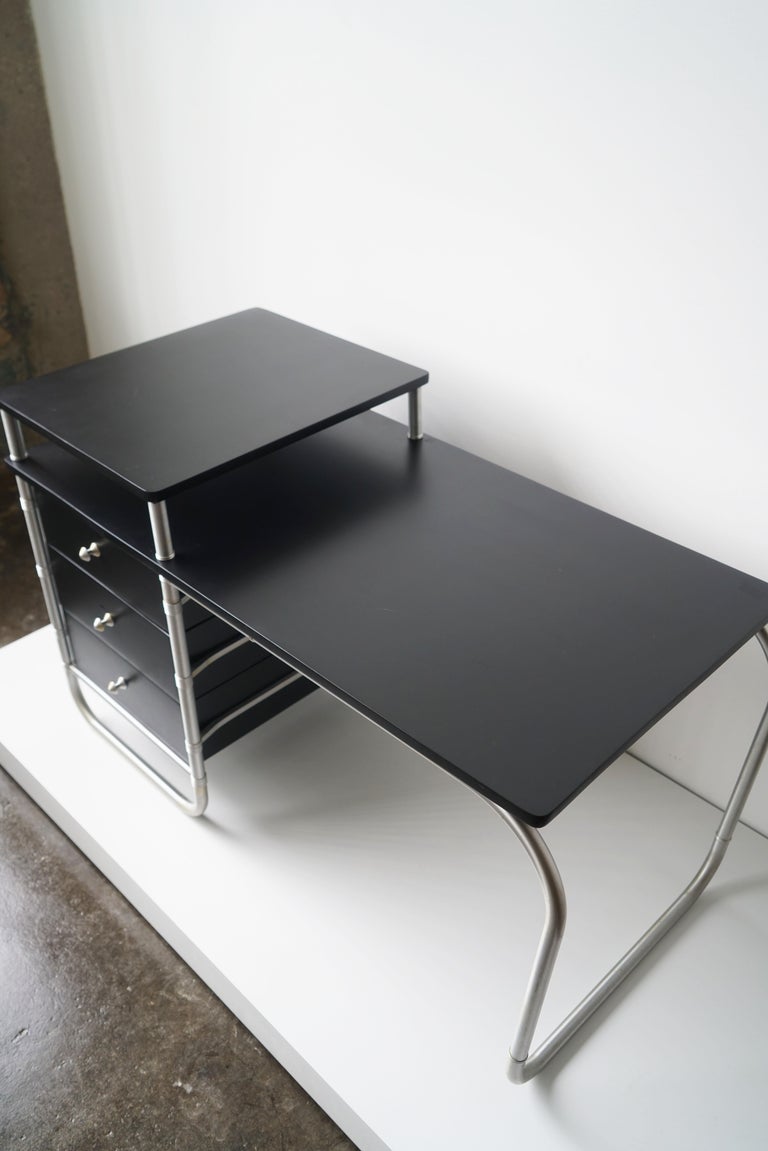 Rare Warren McArthur Two-Tier Desk with Drawers, Reversible, Machine ...