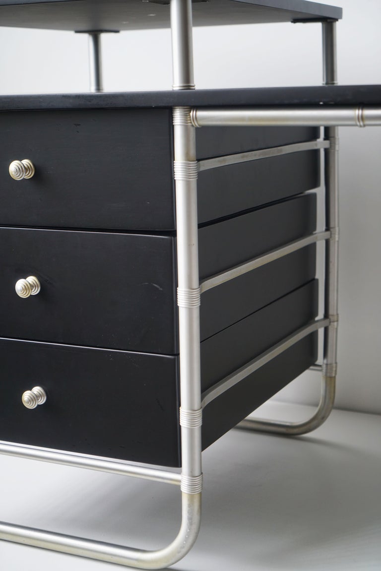 Rare Warren McArthur Two-Tier Desk with Drawers, Reversible, Machine ...