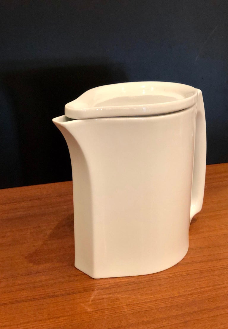Rare White Porcelain Pitcher by Dansk Designs, Austria at 1stDibs