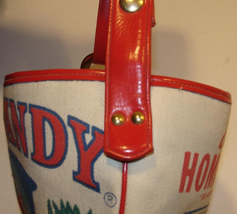 Rare and Wonderful Jim Dandy Hominy Grits Bucket Shoulder Bag For Sale ...