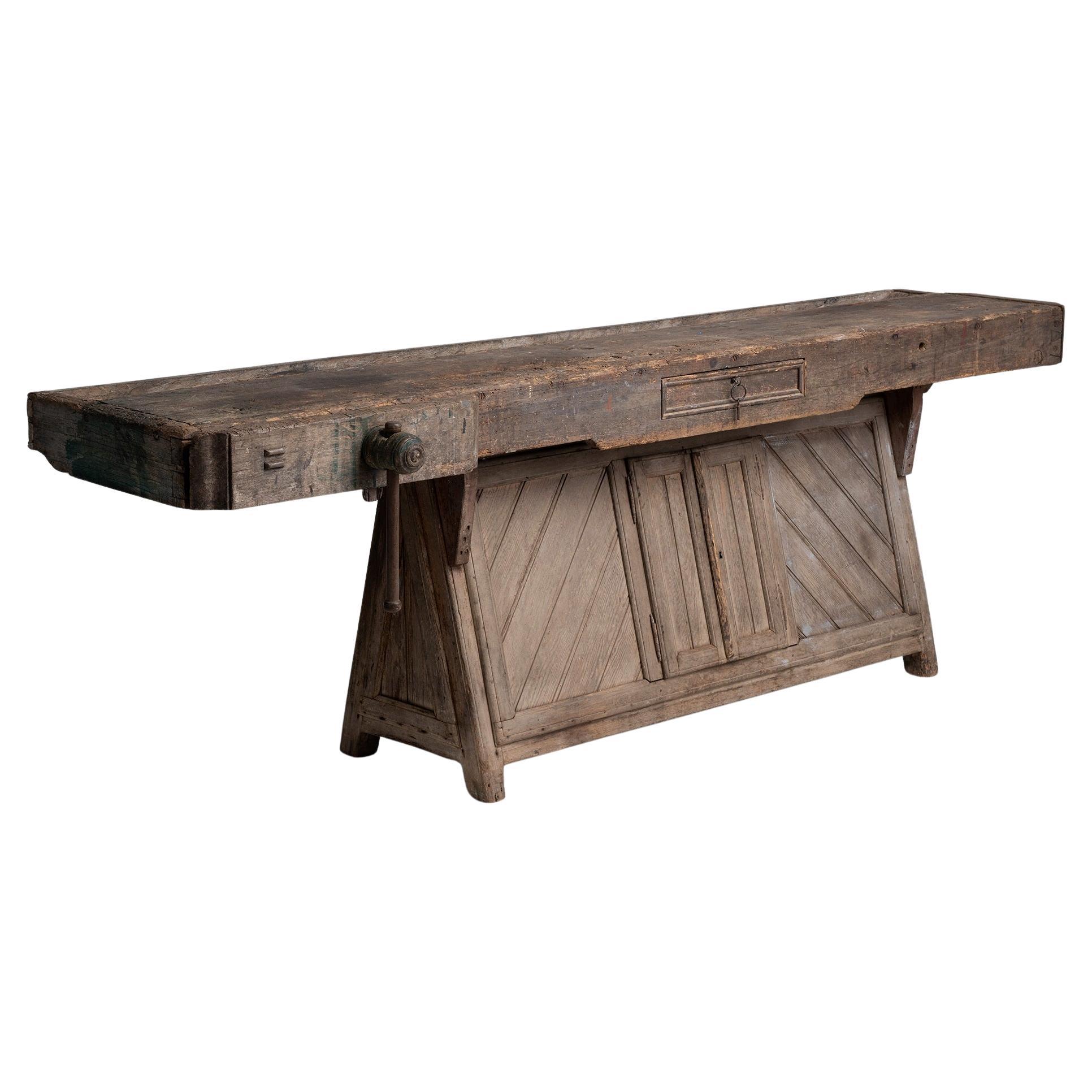 1870s Train Caboose Table and Stools at 1stDibs