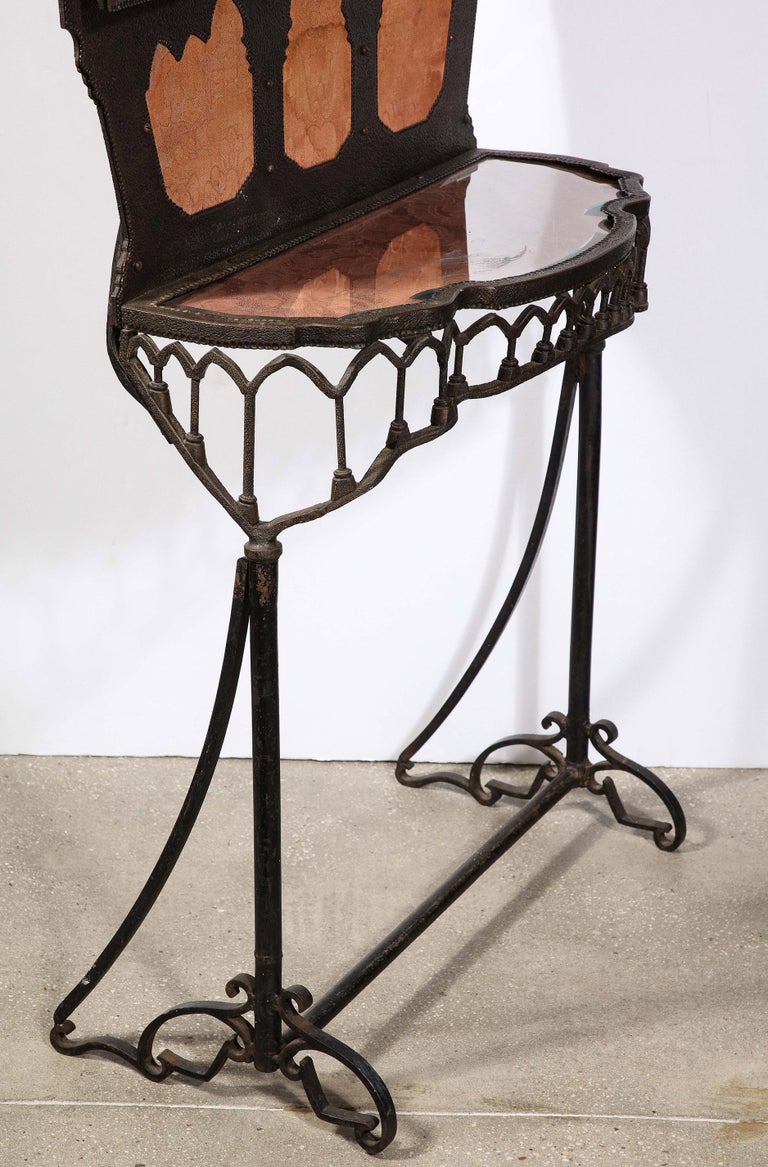 Rare Wrought Iron Vanity by Antoni Gaudi For Sale at 1stDibs