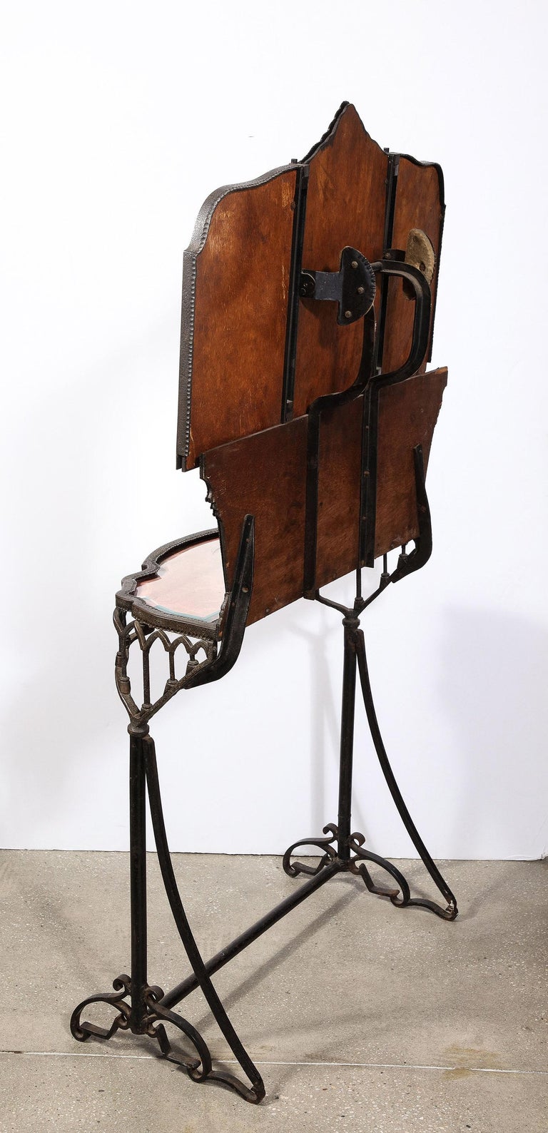 Rare Wrought Iron Vanity by Antoni Gaudi For Sale at 1stDibs