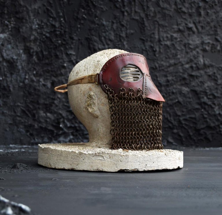 Rare WWI Tank Crew Splatter Mask, circa 1917 at 1stDibs