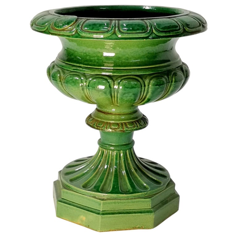 Rare Zsolnay Glazed Ceramic Turn of the Century Cachepot at 1stDibs