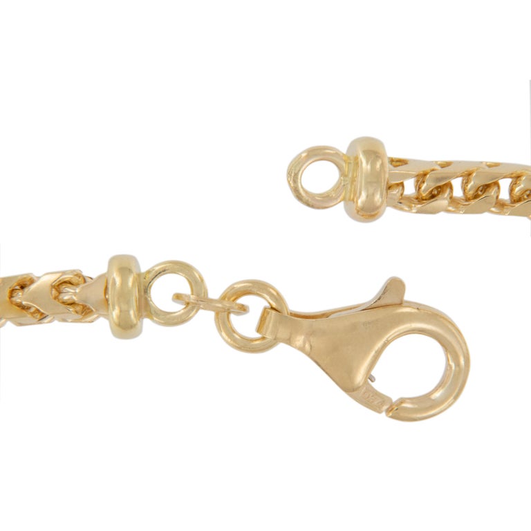Rarely Seen Handmade in Italy 18 Karat Yellow Gold Franco Chain ...