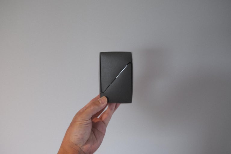 【Rare】Shiro Kuramata Salt and Pepper Spice Set Black For Sale at 1stDibs