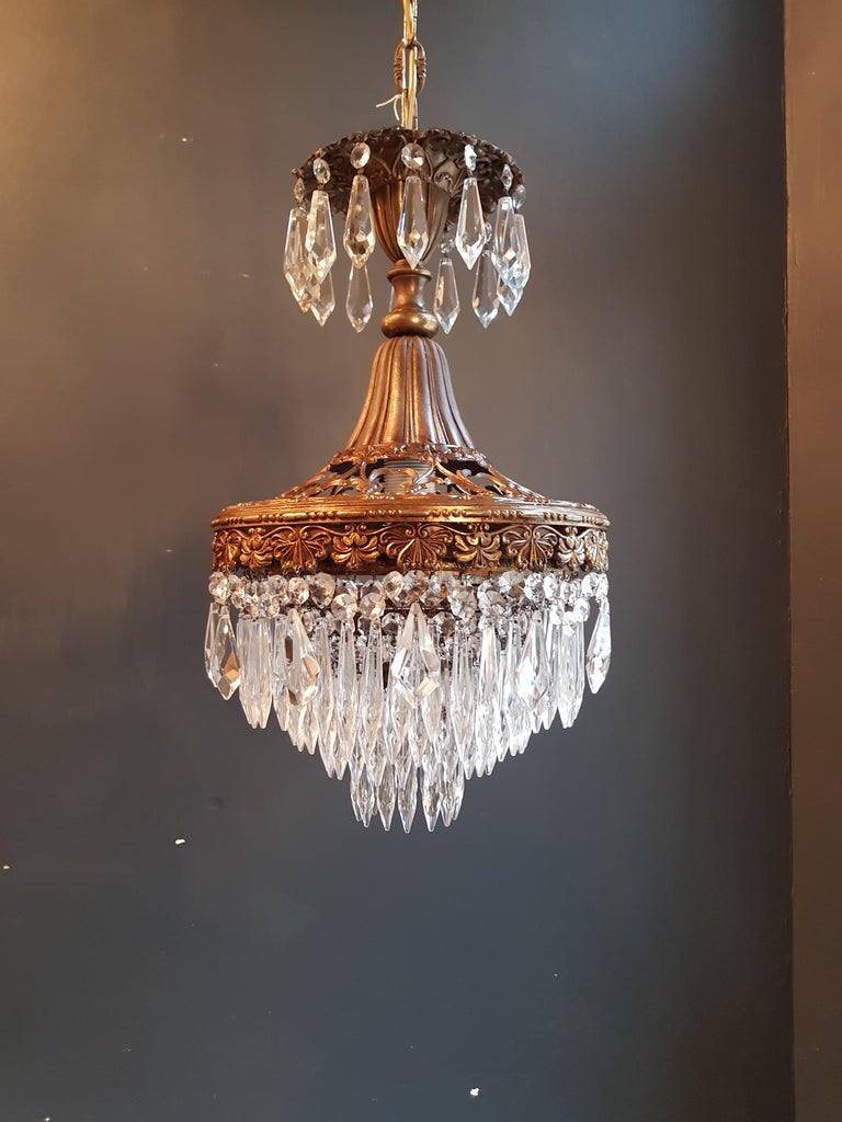 Rarity Fine Chandelier Crystal Lustre Ceiling Lamp Hall Antique Art ...