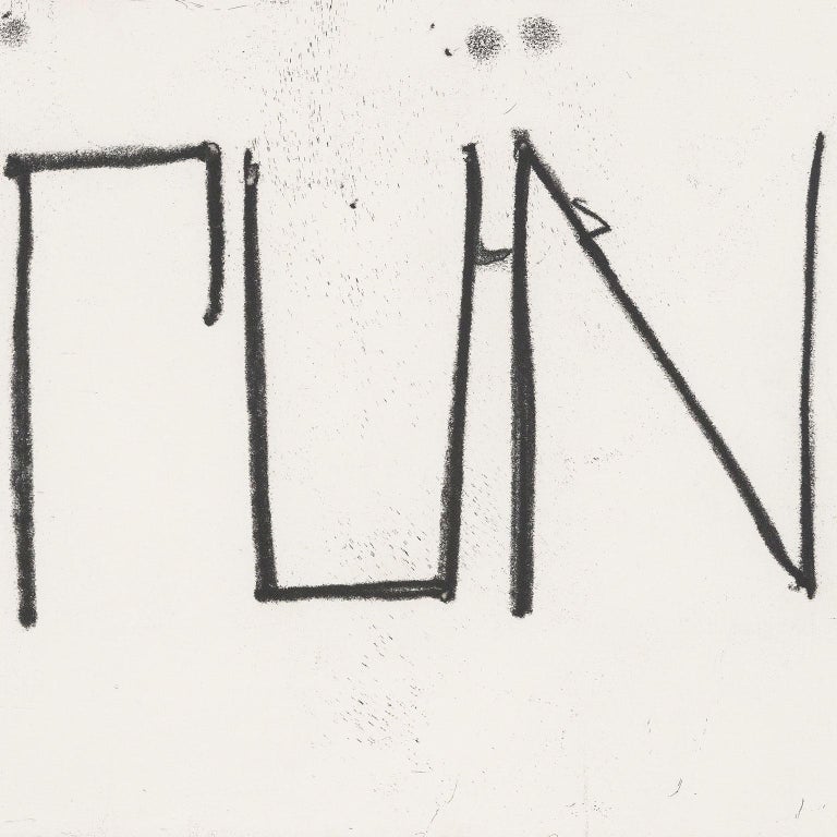 Rashid Johnson - "Run, " Softground etching, USA, 2018, Signed and ...