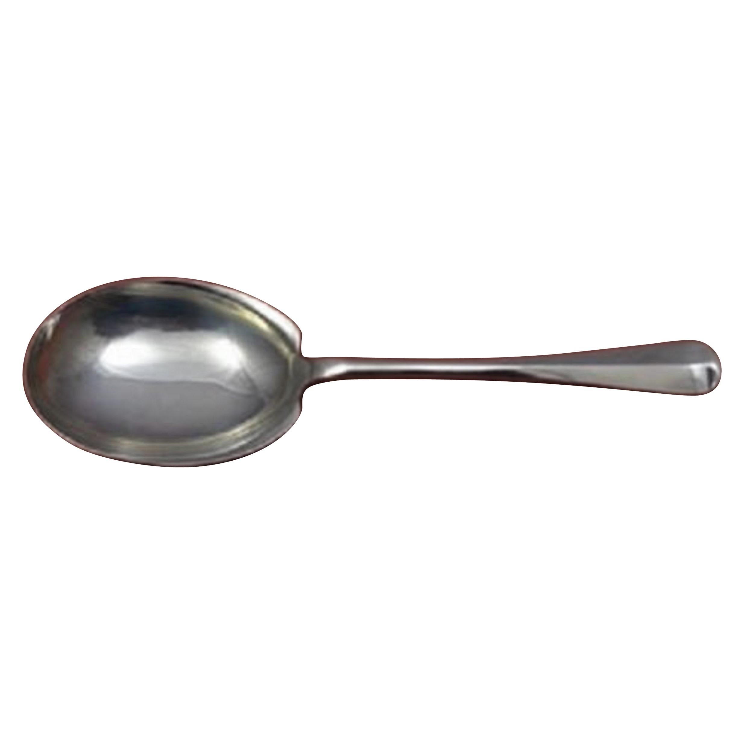 Eben Coker Grotesque Design Sterling Silver Berry Spoons 1752 at 1stDibs