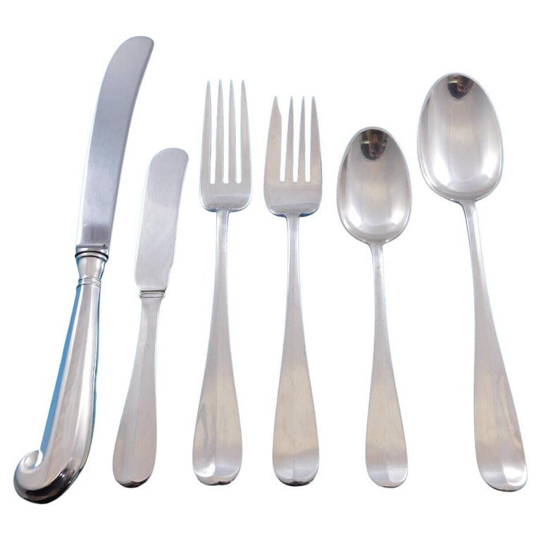 Rattail by Arthur Stone Sterling Silver Flatware Set Service 77 Pieces ...