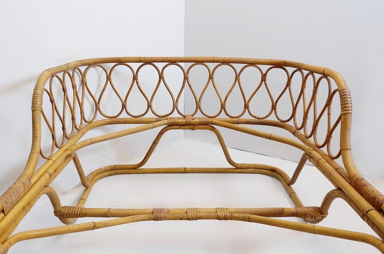 Rattan and Bamboo Single Beds, a Pair Available at 1stDibs | bamboo ...