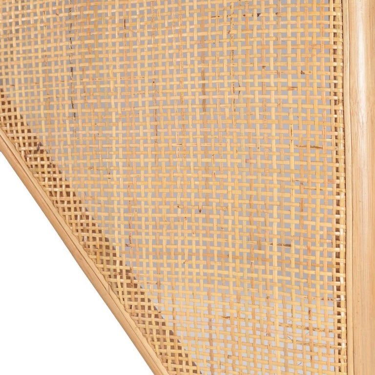 Rattan and Wicker Cane Folding Screen Divider For Sale at 1stDibs ...