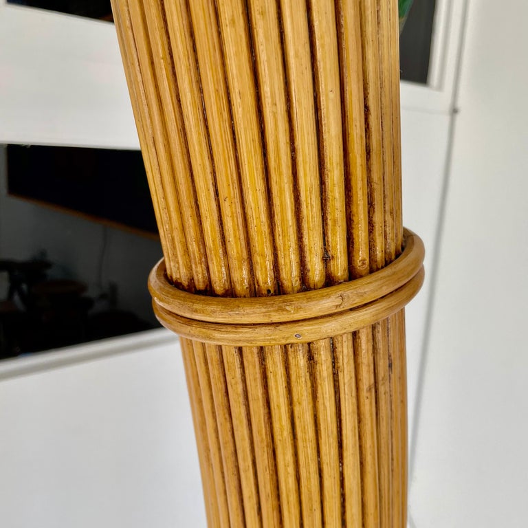 Rattan and Wicker Palm Tree Floor Lamp at 1stDibs | rattan palm tree ...
