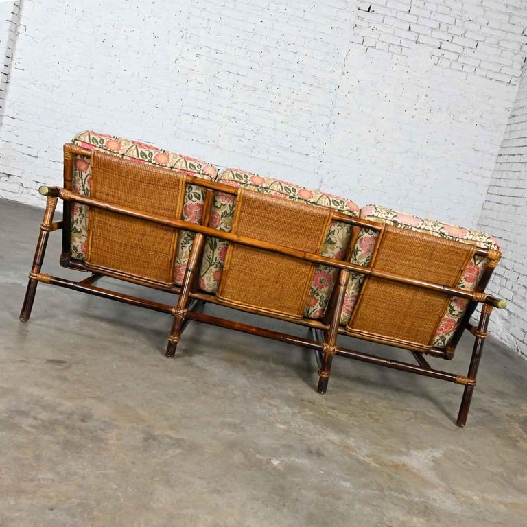 Rattan Campaign Style Ficks Reed Far Horizon Collection Sofa by John ...