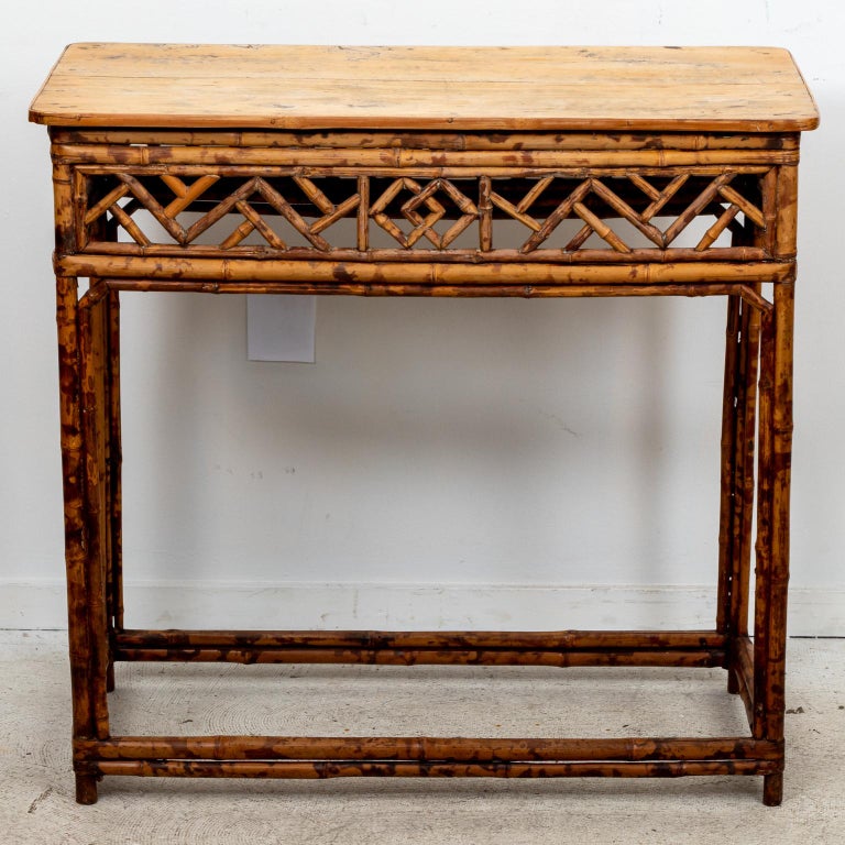Rattan Console at 1stDibs