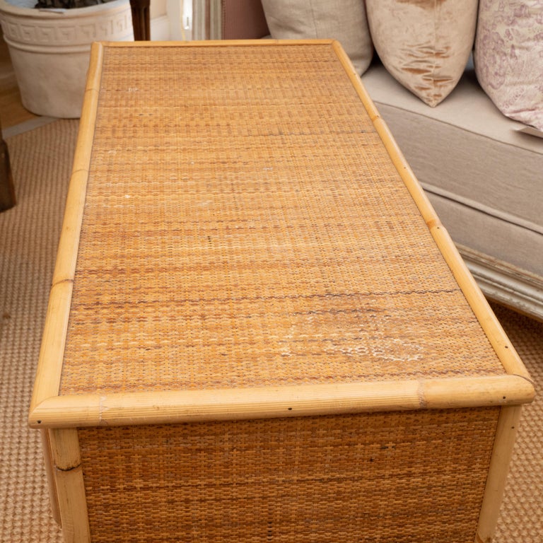 A Pair of Dressers with Brass Campaign Style Hardware at 1stDibs