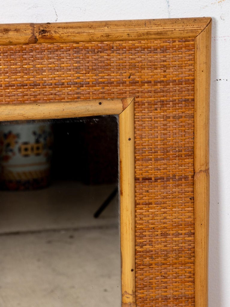 Rattan Mirror For Sale at 1stDibs