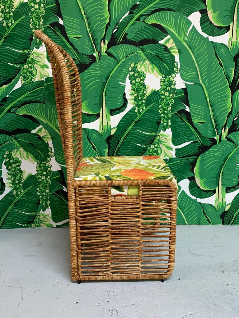 Rattan Rope Jute Wrapped 6-Piece Dining Chairs For Sale at 1stDibs ...