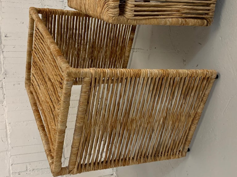 Rattan Rope Jute Wrapped Nesting Tables For Sale at 1stDibs | nesting ...