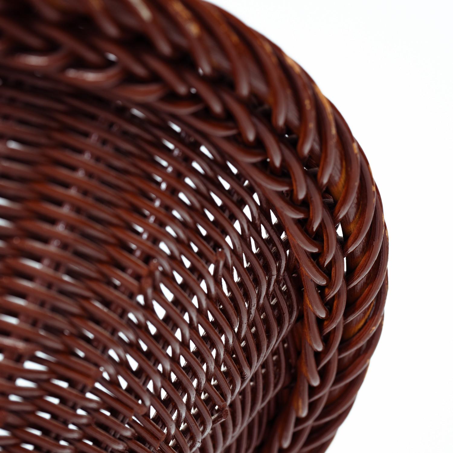 Rare rattan basket wicker chair E10 by architect Egon Eiermann, 1940s ...