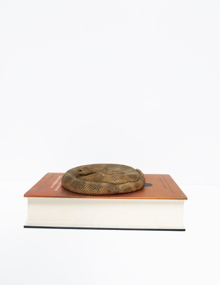 Rattle Snake Decorative Object or Desk Accessory, circa 1980s USA For ...