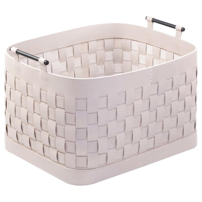 Ravenna Large Tall Rectangular Basket For Sale at 1stDibs