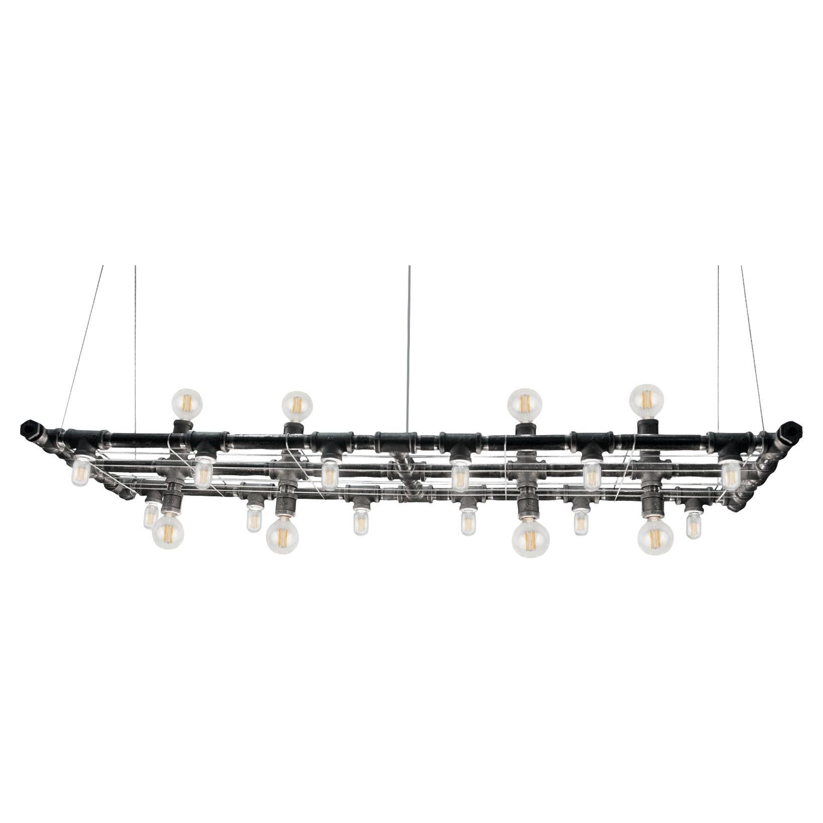 Raw Steel Double-Decker Marquee Linear Suspension For Sale at 1stDibs ...