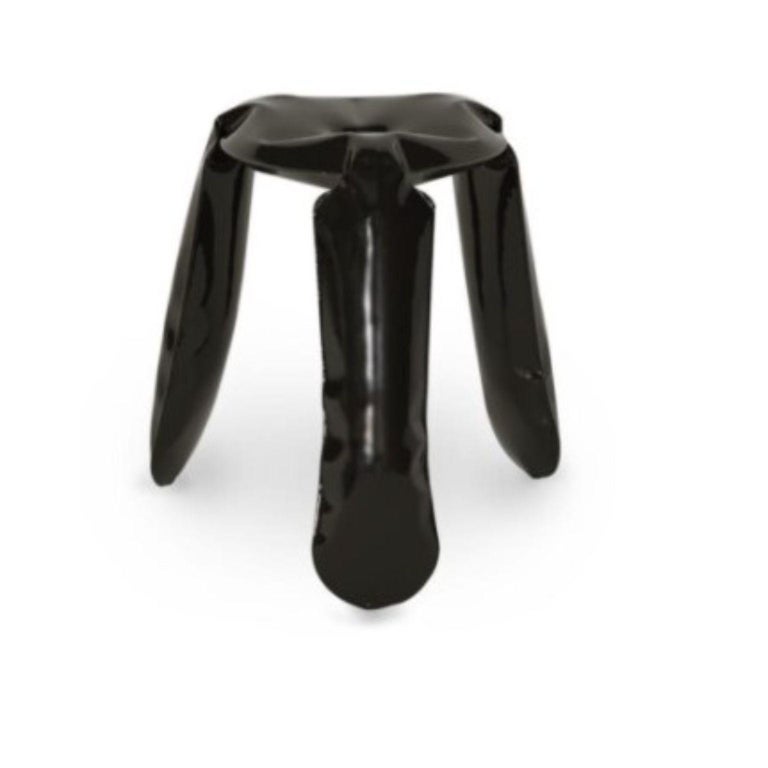 Raw Steel Standard Plopp Stool by Zieta For Sale at 1stDibs