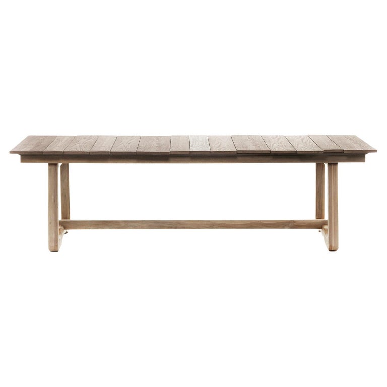 Raw Teak Dining Table For Sale at 1stDibs