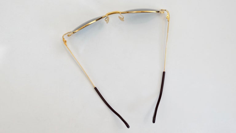 Ray Ban 1950s Signet Gold Frame Sunglasses at 1stDibs | ray ban signet