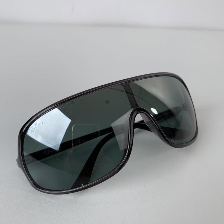 Ray-Ban Gray Black Wrap Sunglasses Mod. RB4082 Col. 705 New Old Stock ...
