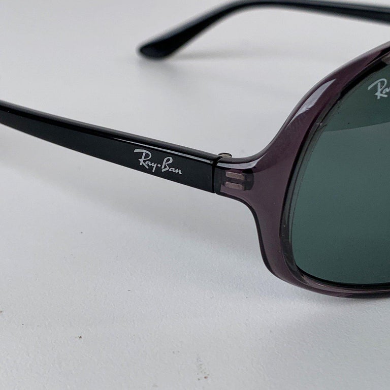Ray-Ban Gray Black Wrap Sunglasses Mod. RB4082 Col. 705 New Old Stock ...