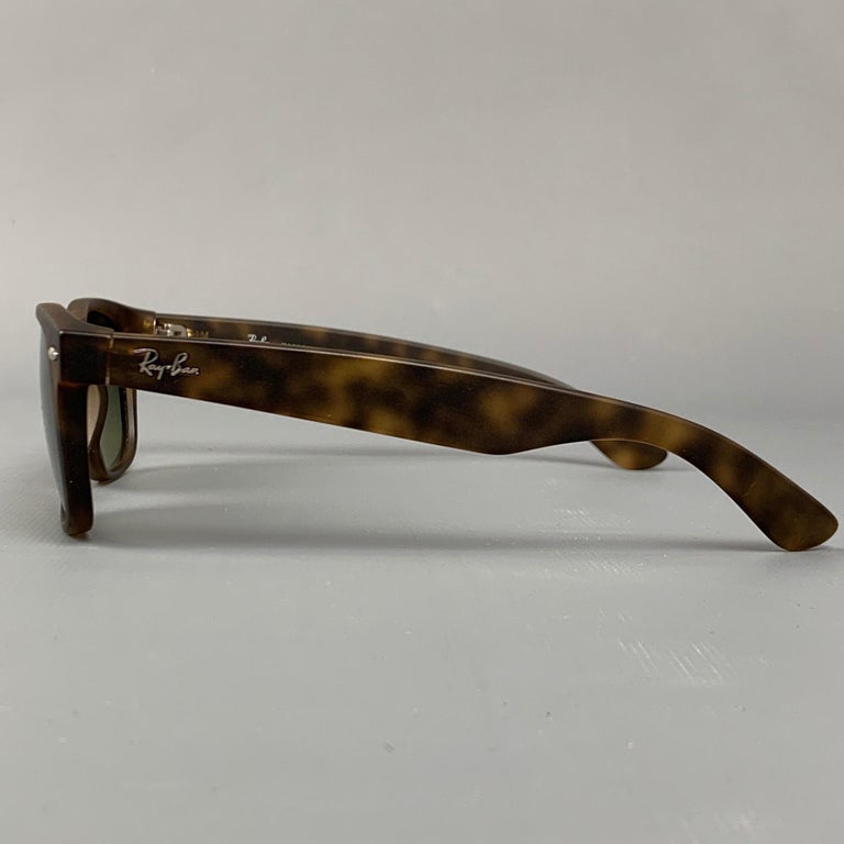 RAY-BAN Tortoise Shell Acetate Polarized New Wayfarer Sunglasses For ...