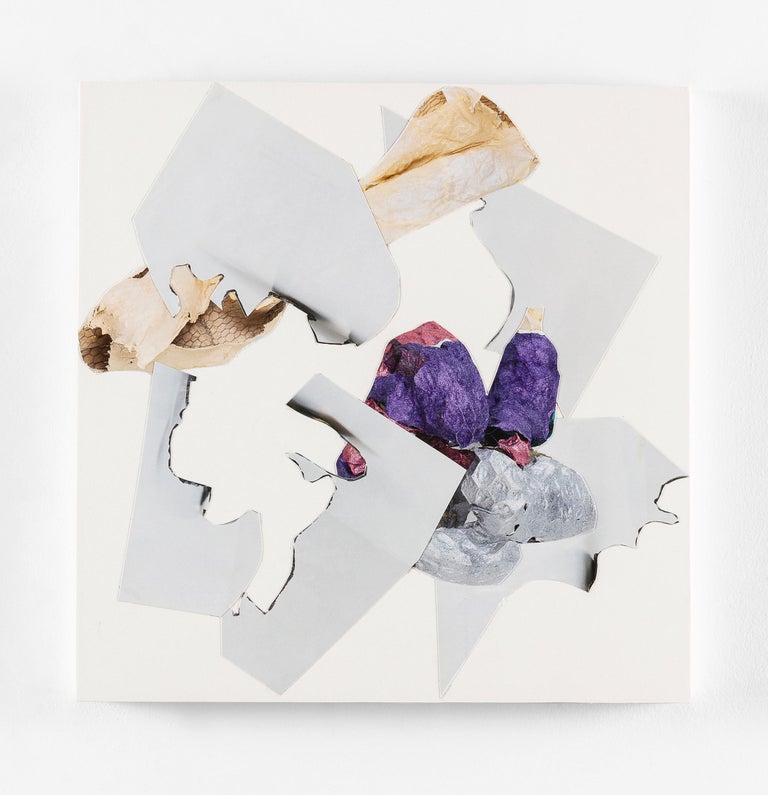 Ray Beldner - Such Small Hands #15 (Abstract Collage with paper mounted ...