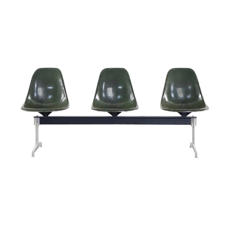 Ray and Charles Eames, Divers Tandem Benches for Shells For Sale at 1stDibs