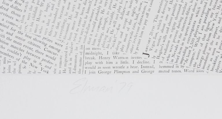 Ray Elman - Making a Point For Sale at 1stDibs