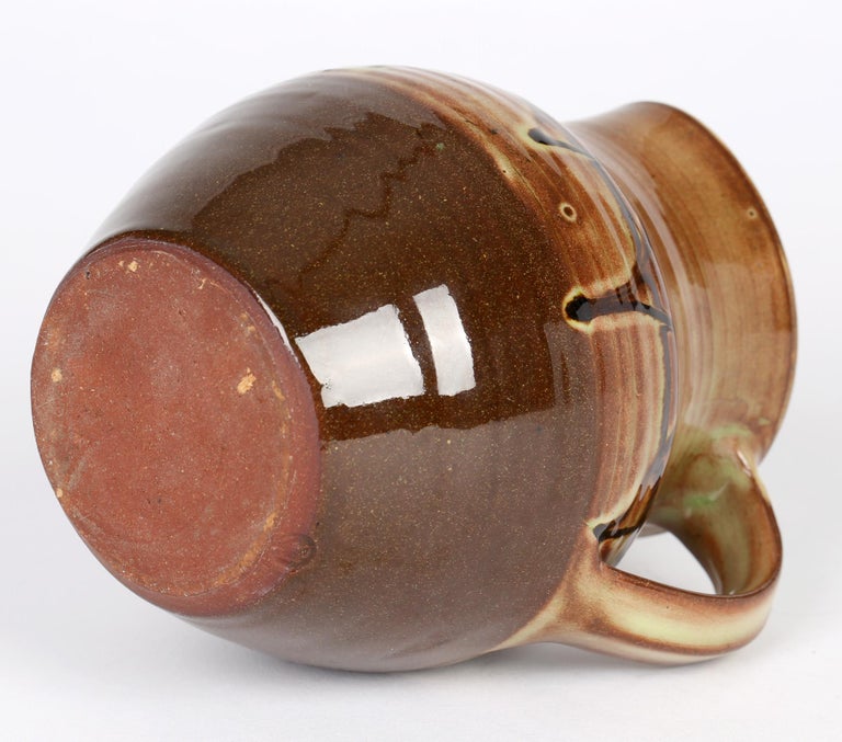 Ray Finch for Winchcombe English Slip Trailed Studio Pottery Jug For ...