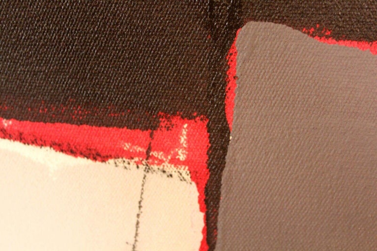 Ray Frost Fleming Emerging Arch i Modern Acrylic Painting on Canvas Signed 1983 at 1stDibs