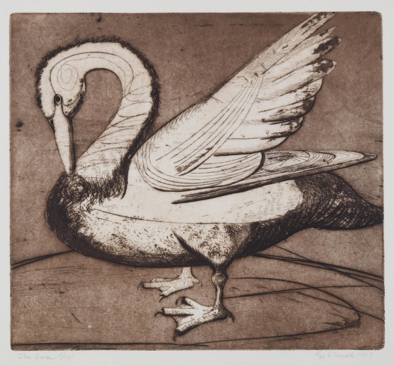 Ray H. French - The Swan For Sale at 1stDibs