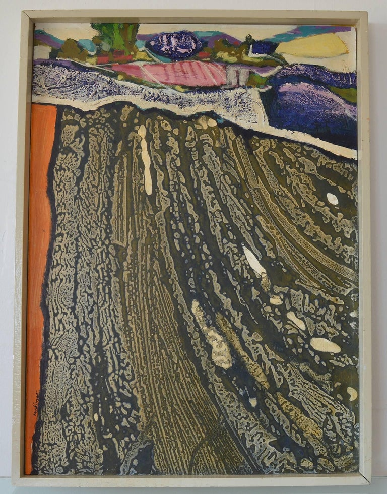 Ray Mutimer, Field, Acrylic, 1960s For Sale at 1stDibs
