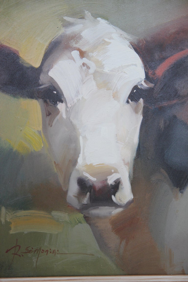 Ray Simonini - Naturalistic Portrait of a Cow at 1stDibs | ray simonini ...