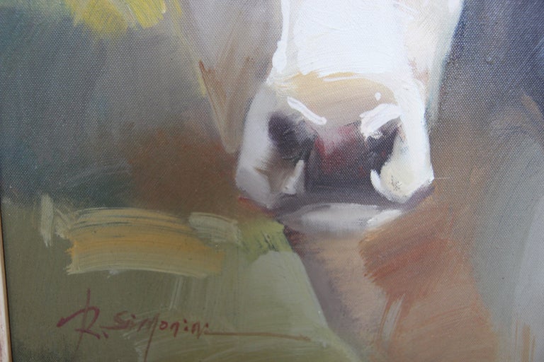 Ray Simonini - Naturalistic Portrait of a Cow at 1stDibs | ray simonini ...