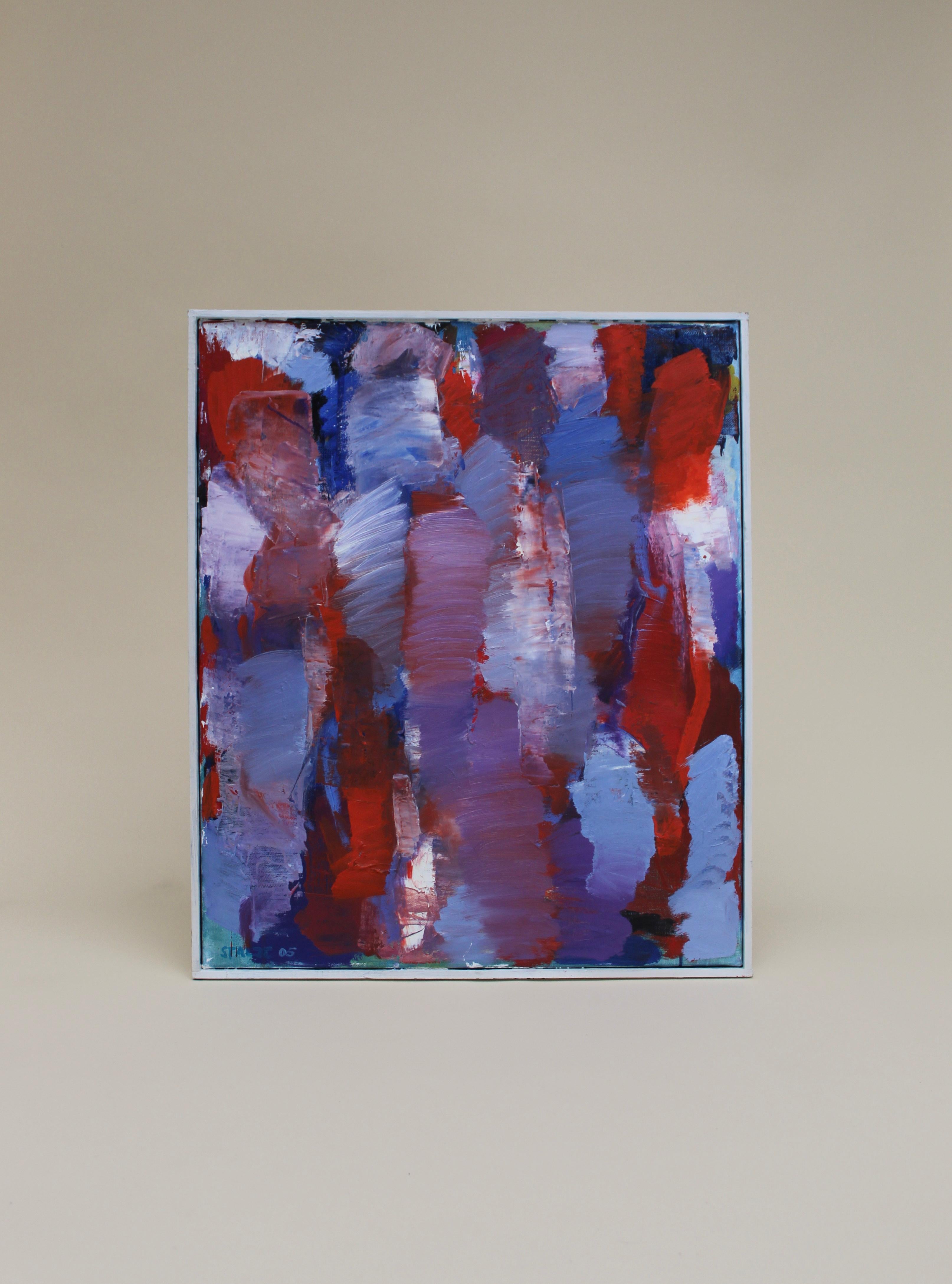 Ray Stalje - Abstract "Composition III", Oil on Canvas, Ray Stalje For ...