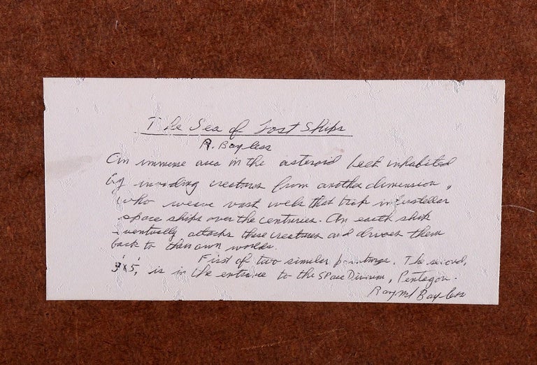 Raymond Bayless - The Sea of Lost Ships at 1stDibs