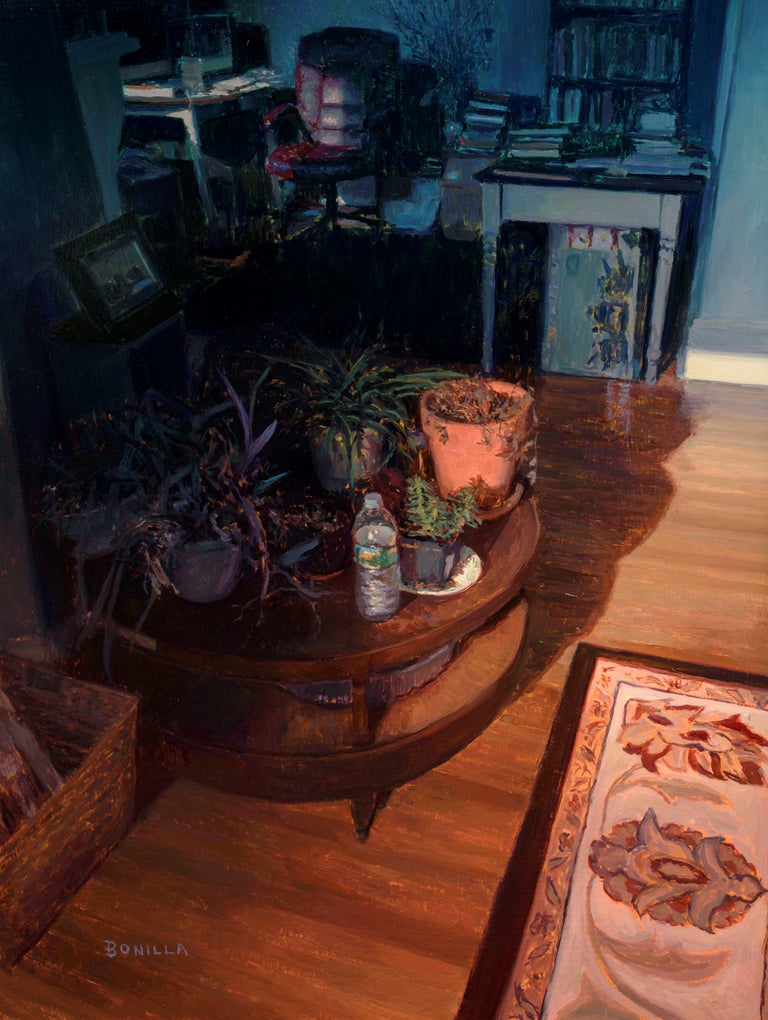 Raymond Bonilla - "Old Office" Oil Painting For Sale at 1stDibs