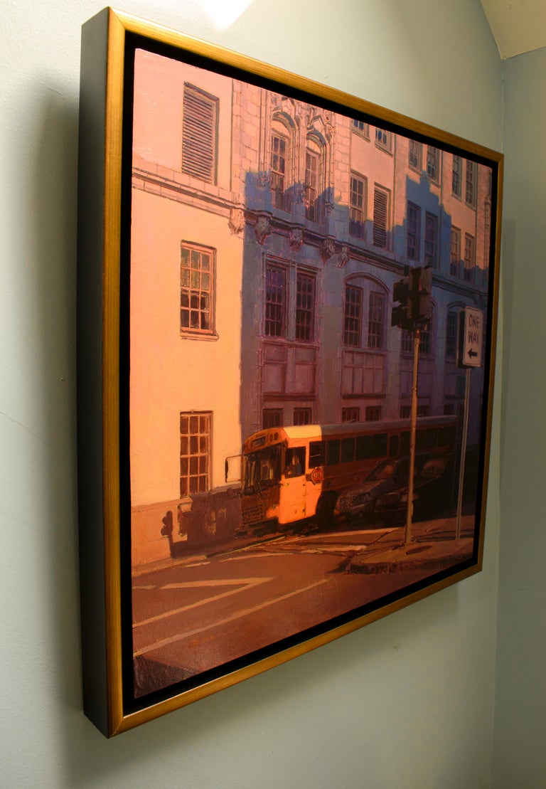 Raymond Bonilla - "Pearl Street" Oil Painting at 1stDibs