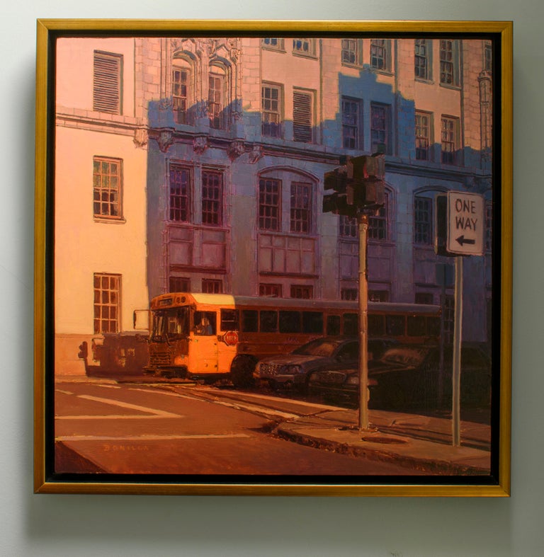 Raymond Bonilla - "Pearl Street" Oil Painting at 1stDibs
